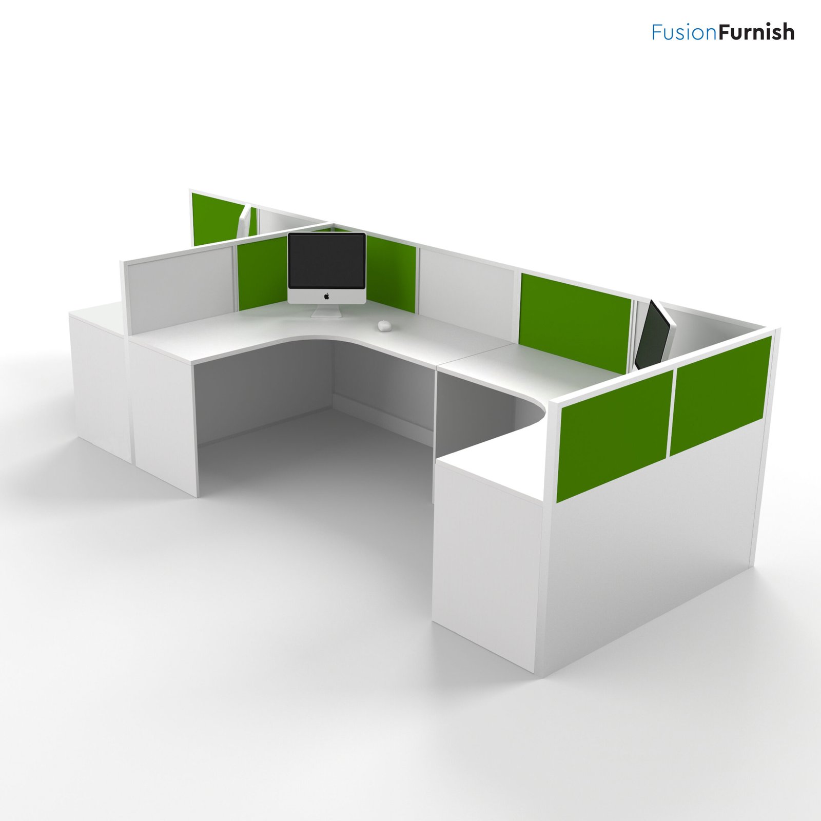 PD-02 Workstation - Ergonomic and Practical Office Desk | Fusion Furnish