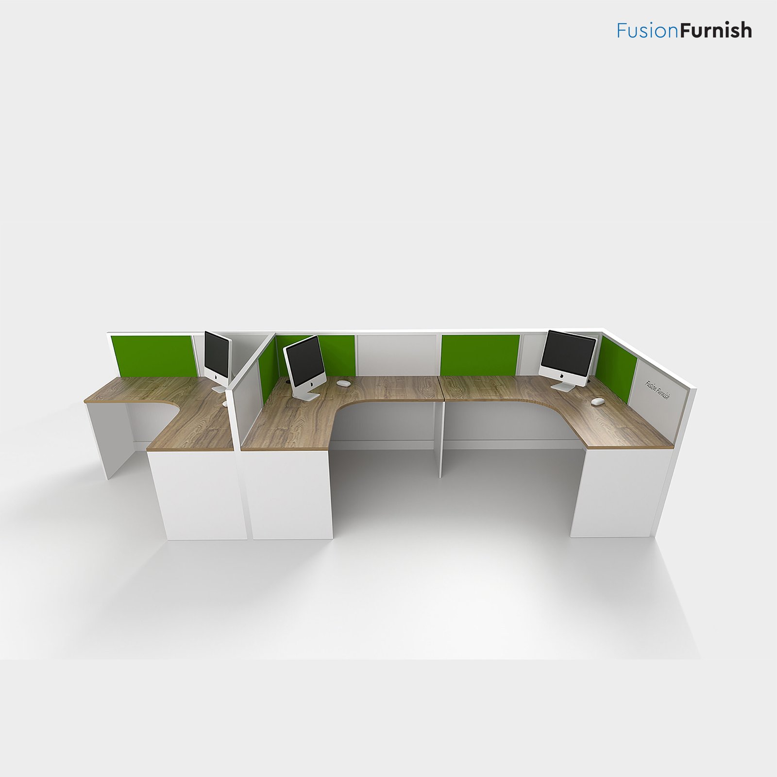 PD-02 Workstation - Ergonomic and Practical Office Desk | Fusion Furnish
